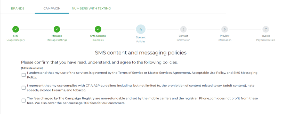 Text Messaging Registration: Field-by-Field Guide